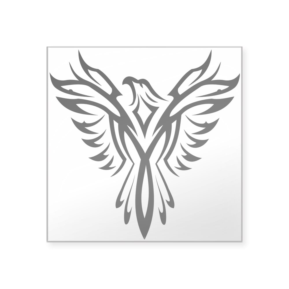 Tribal Phoenix Tattoo Designs Color