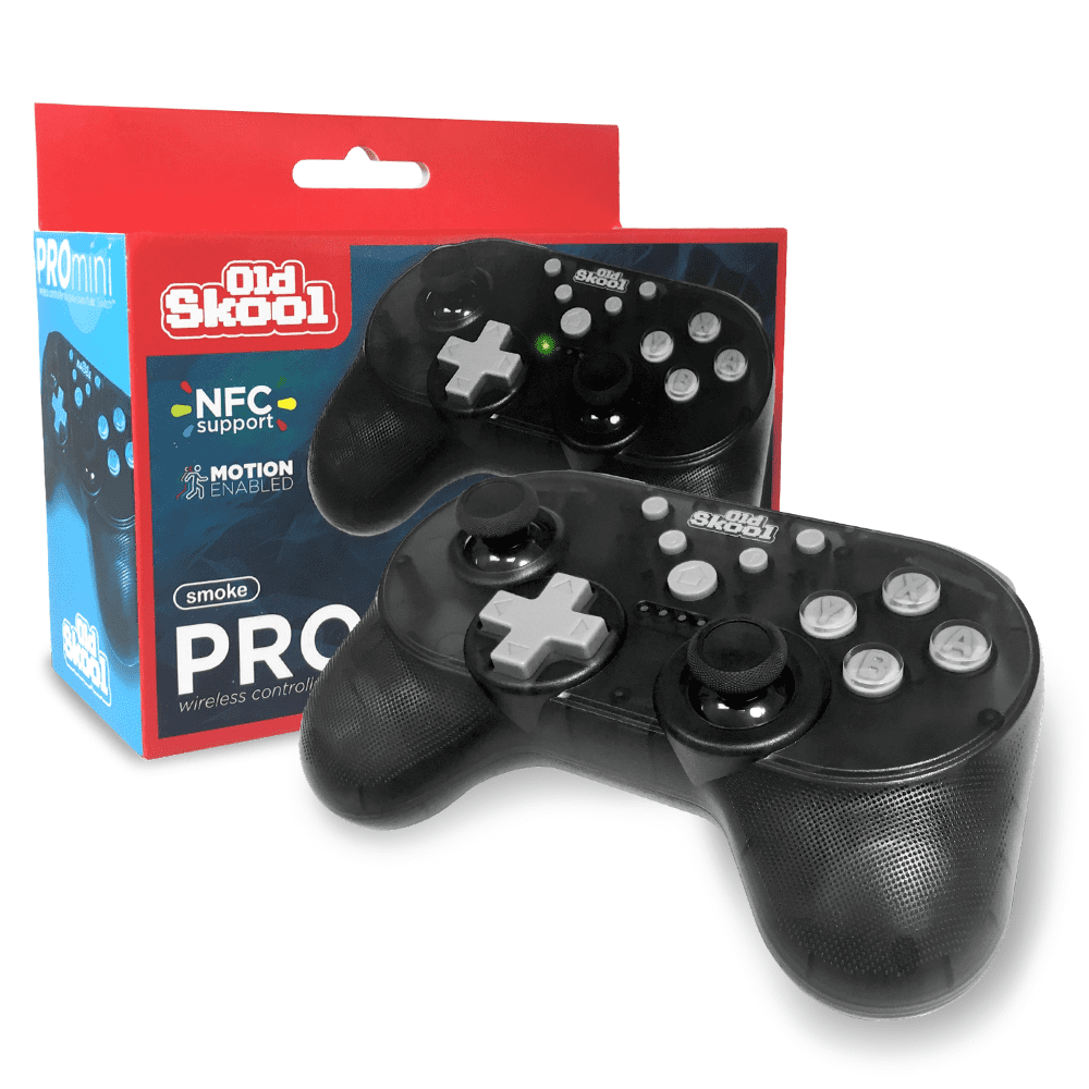 Old Skool PRO MINI WIRELESS CONTROLLER for Nintendo Switch - Smoke ...