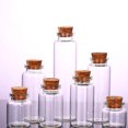 GOOHOCHY 20Pcs Clear Vials Bottles Glass Storage Container Cylindrical ...