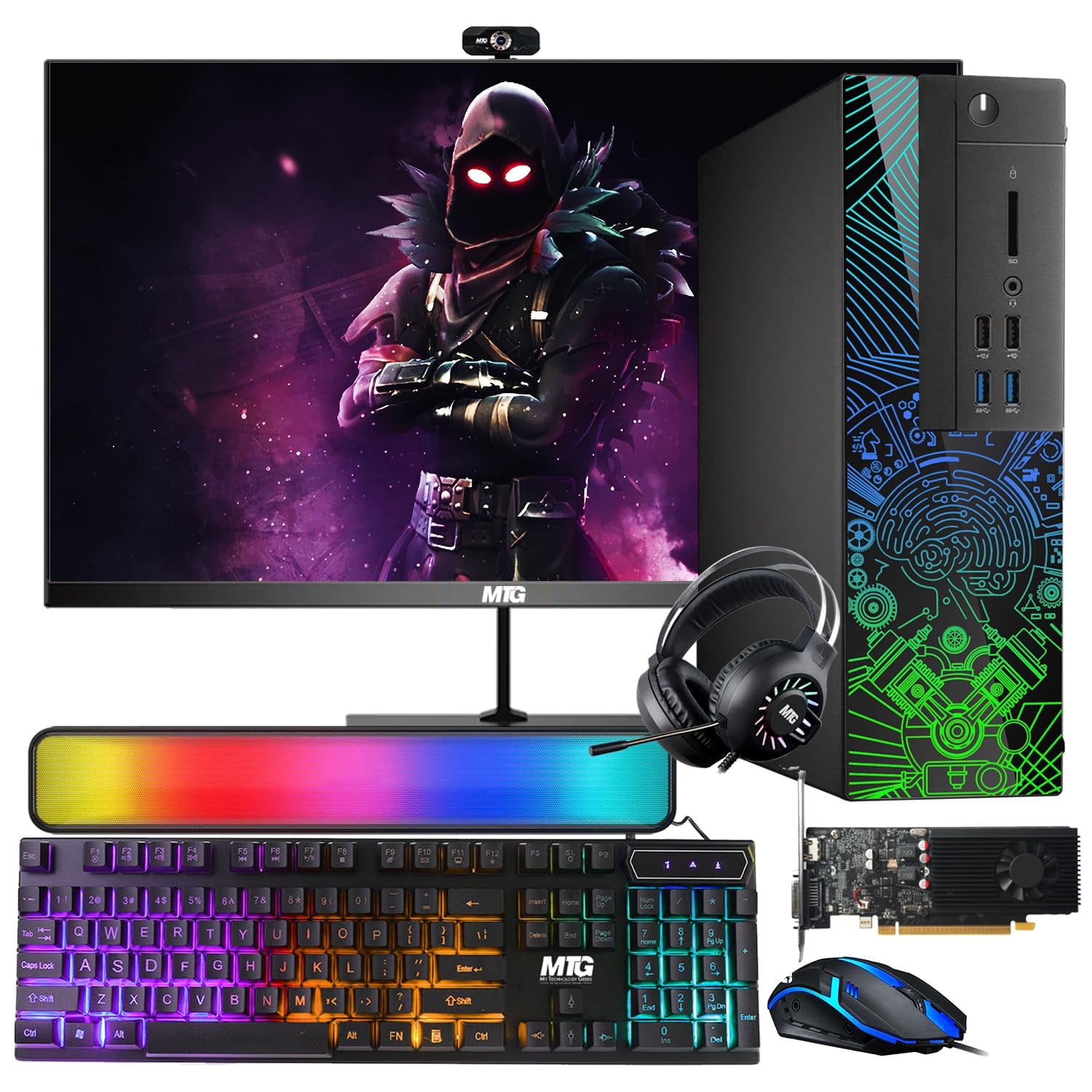 Restored Lumos 8 Gaming Desktop PC,Intel Core i7 6th Gen,GT 1030 2GB ...