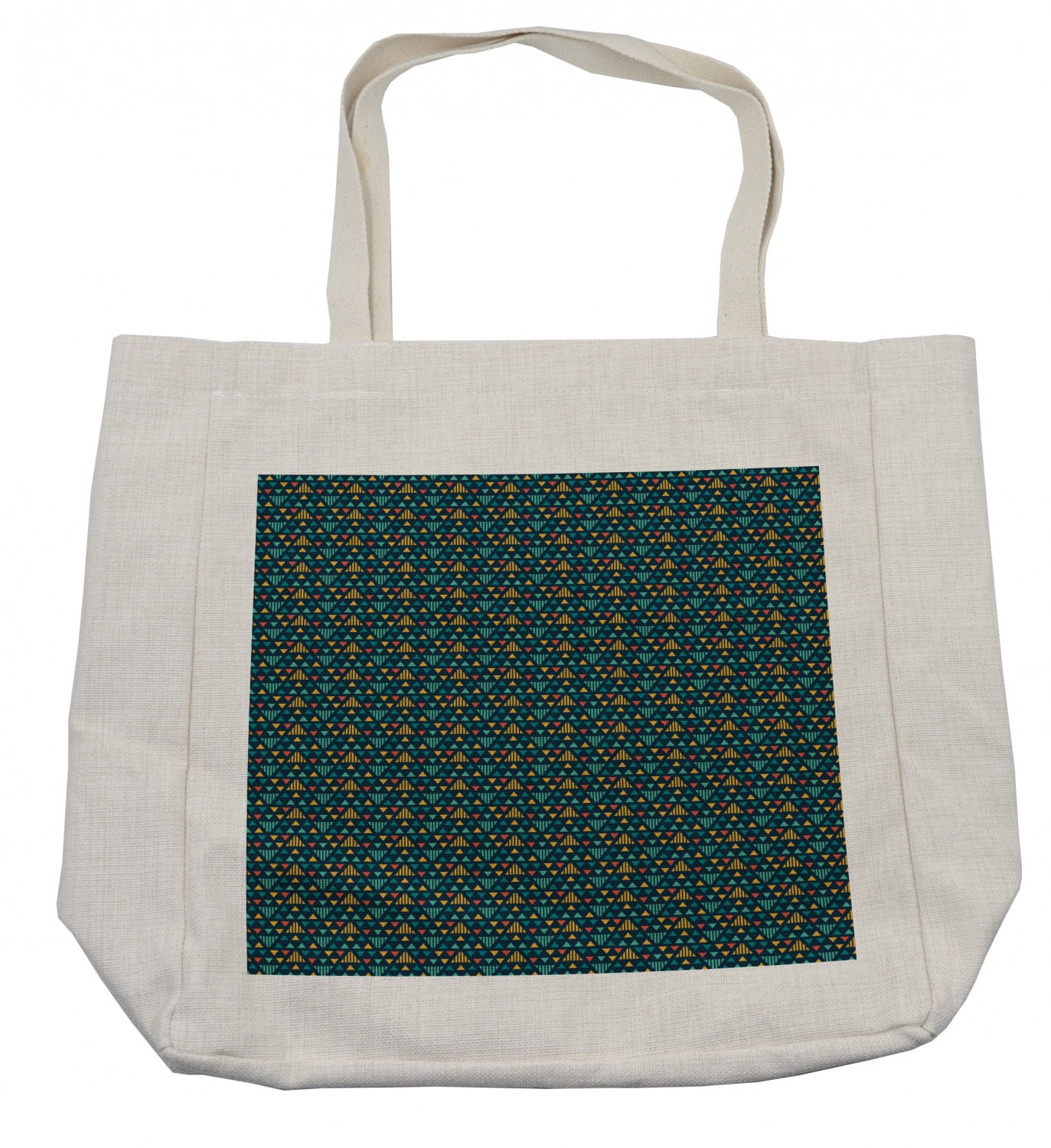 Geometric Shopping Bag, Illustration of Repetitive Irregularly ...