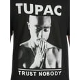 Tupac Men's Trust Nobody T-Shirt with Short Sleeves - Walmart.com Tupac Men's Trust Nobody T-Shirt with Short Sleeves - Walmart.com