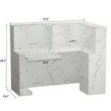 Reception Center for Office, Reception Station with Drawers and Open ...