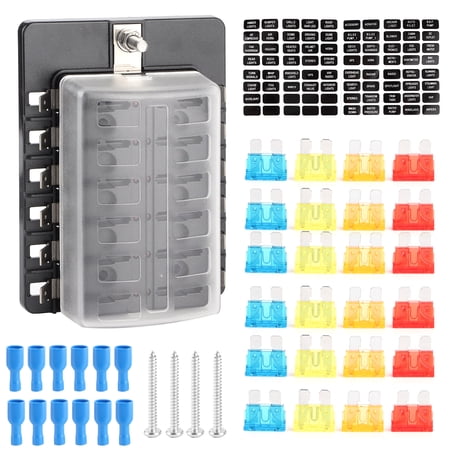 Fuse Box, PBT Insulation Fuse Block Holders, Trucks For Automobiles ...