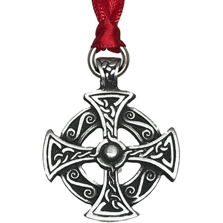 Pewter Solar Cross Celtic Druid Irish Pagan Christmas Ornament and ...
