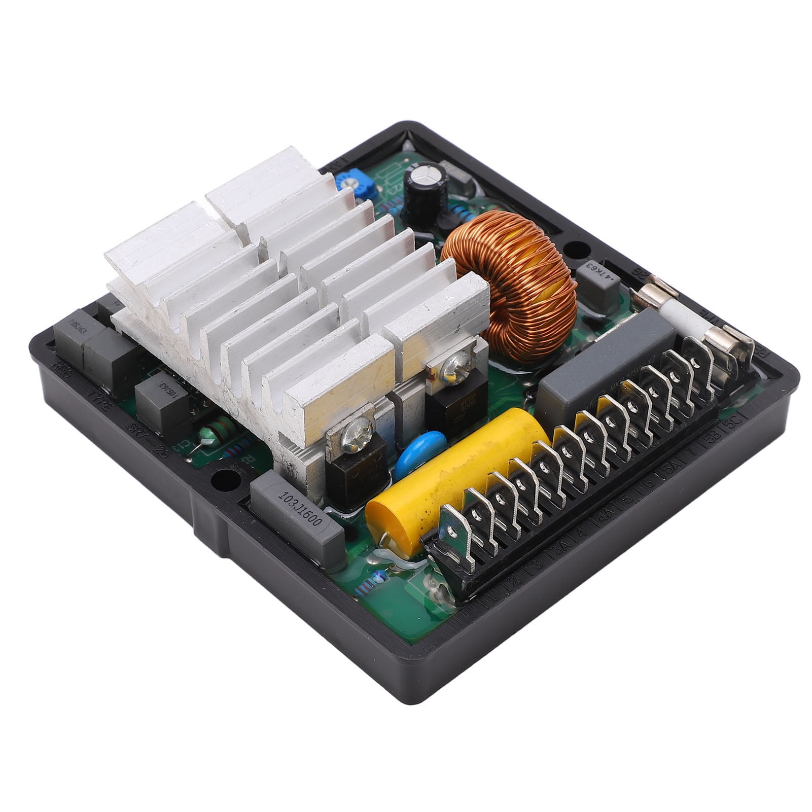 Regulador de voltaje automático Jadeshay SR7-2 para alternadores Mecc ...