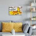 Rustic Sunflower Wall Art Butterfly Pictures Sunflower Kitchen Decor ...
