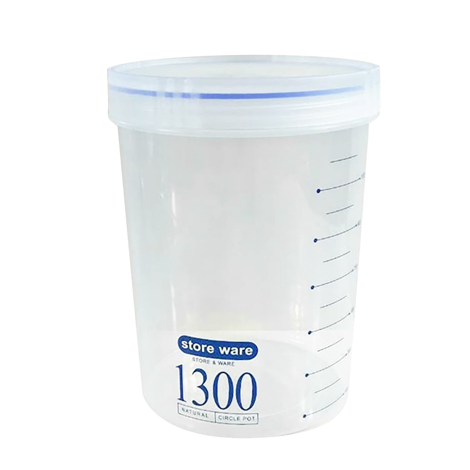 VerPetridure Transparent Food Storage Jar Snack Jar 1300Ml Transparent ...