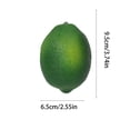 Artificial Green Lemons Fake Fruit Decor Prop - Lifelike Plastic ...