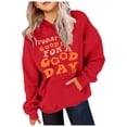 Bainana Hoodies For Kids Girls Letter Print Long Sleeve Hooded ...