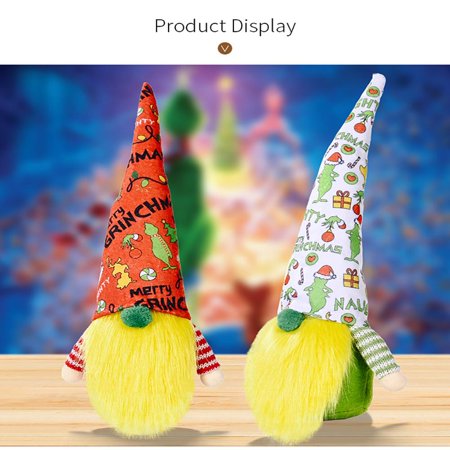 Faceless Green Dwarf Doll Cute Standing Dwarf Doll Green Dwarf Doll ...