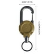 Outdoor Automatic Retractable Wire Rope Luya Keychain Heavy Duty ... Outdoor Automatic Retractable Wire Rope Luya Keychain Heavy Duty ...