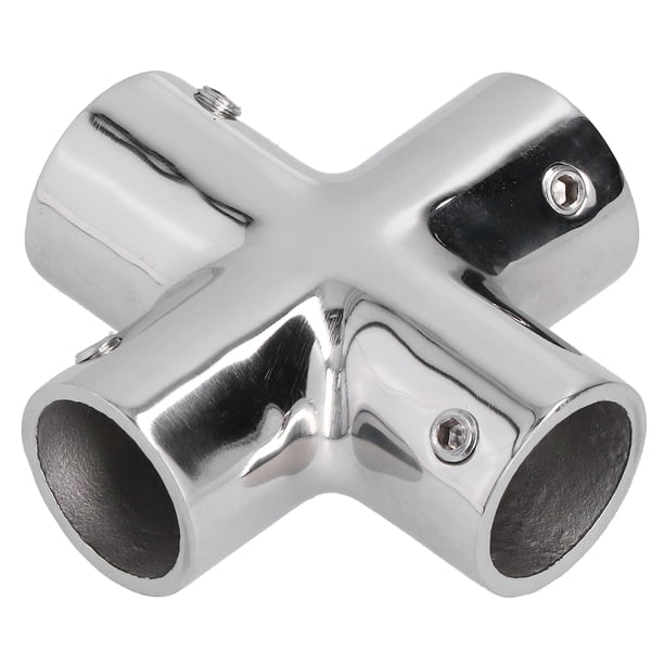 Way Cross Tube Pipe Connector,4 Way Cross Boat Cross Hand Rail Fitting ...