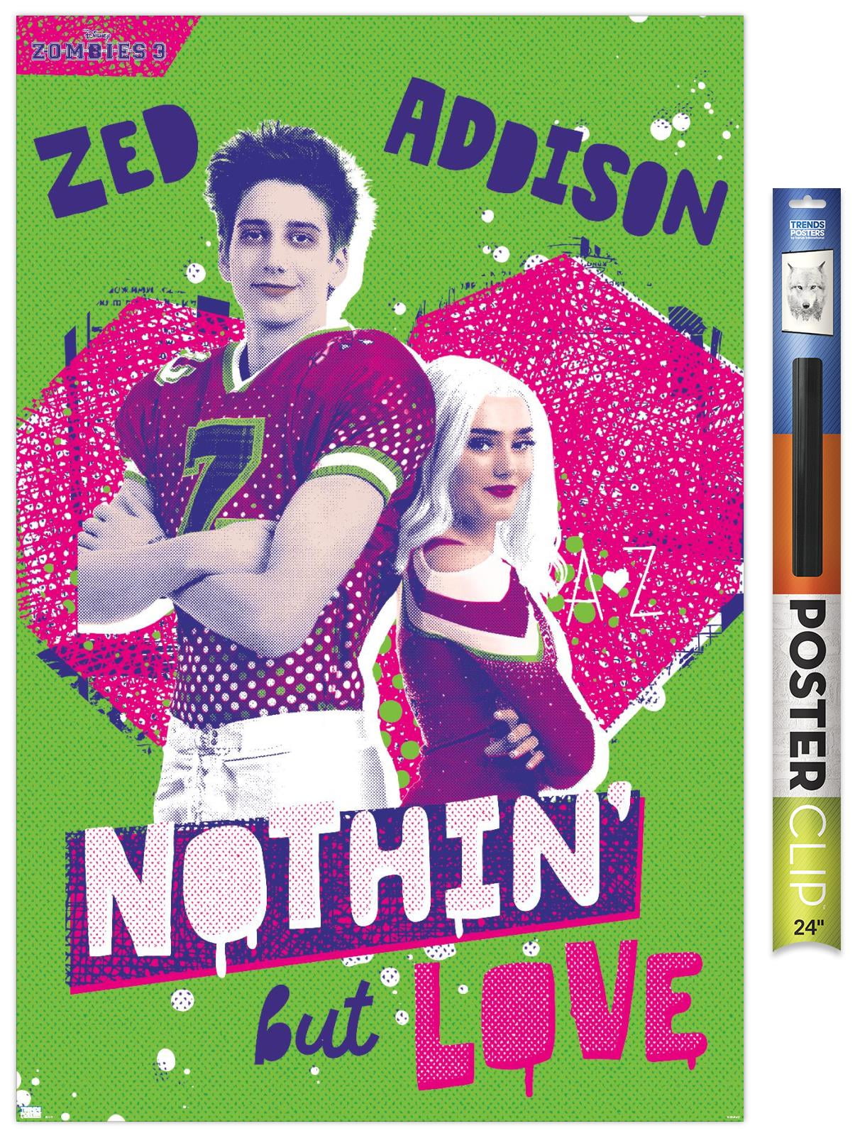 Disney Zombies 3 - Zed and Addison Wall Poster, 22.375" x 34" - Walmart.com