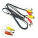 sIMYOUNG Premium 3 RCA to 3 RCA Male To Male Composite Audio Video AV ...