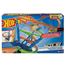 Adventure Force Race Track Set with Motorized NASCAR Cars, Crash Zone ...