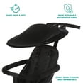 Dream On Me Coast Rider stroller Canopy in Black - Walmart.com