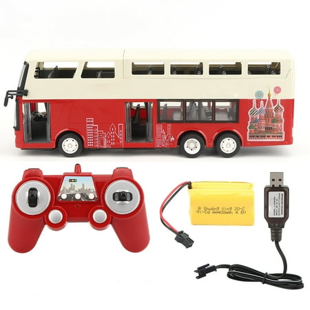 Rdeghly RC Double-Decker Toy,E640-003 1/18 Double-Decker Toy Remote ...