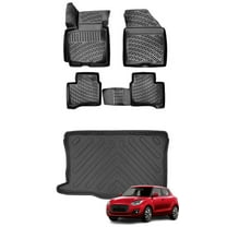 Car Floor Mats + Cargo Liner (Full SET) Compatible for Toyota Land ...