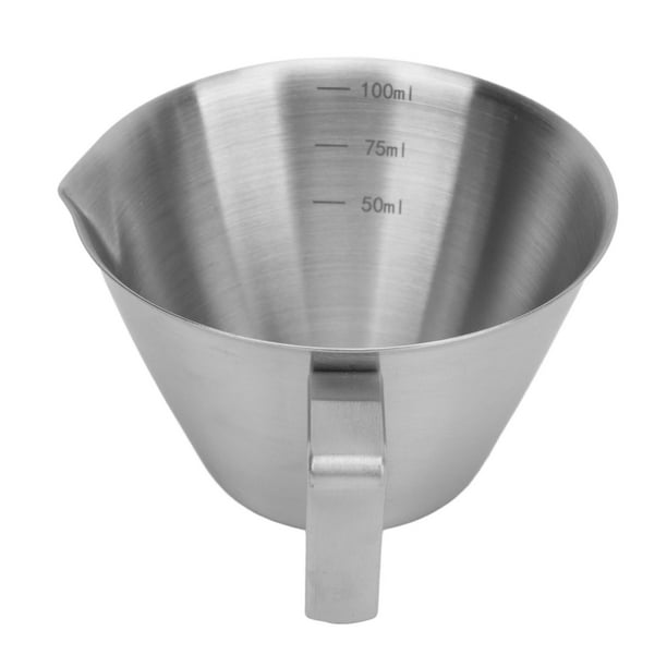 Coffee Measuring Cup, Clear Scale Dishwasher Safe Stainless Steel ...