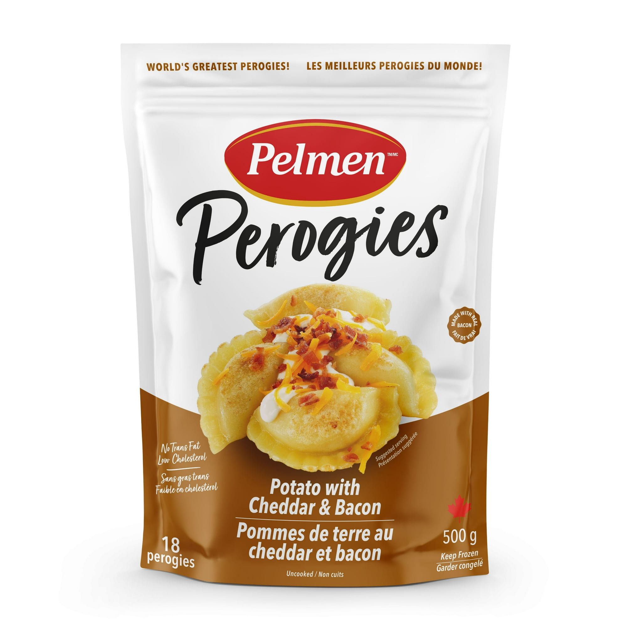 Click here for Pelmen Potato With Cheddar & Bacon Perogies  500g... prices