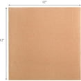50 Pack Corrugated Cardboard Sheets 2mm Thick, 12" x 12" Flat Inserts ...