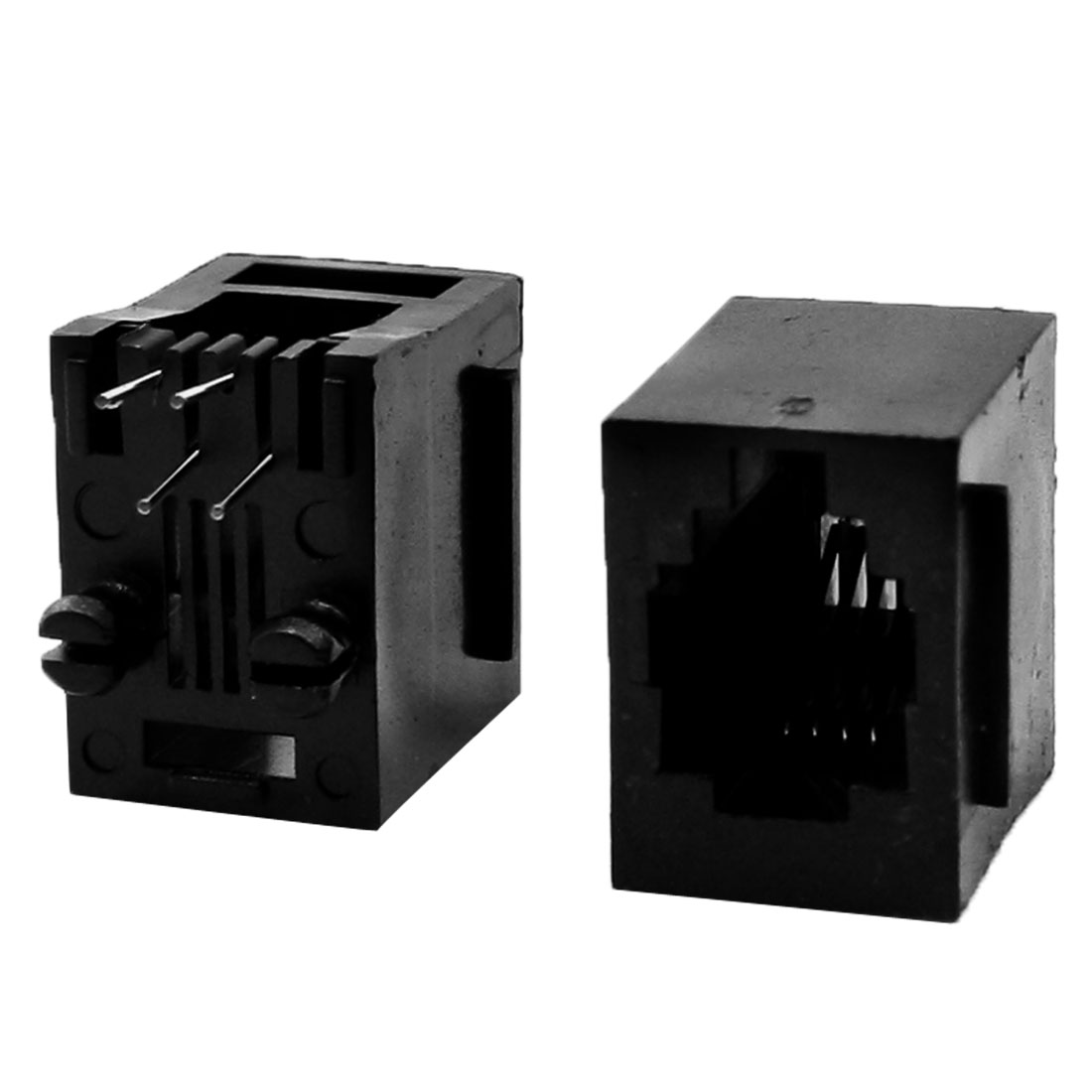 20Pcs RJ9 RJ10 RJ22 4P4C Handset Wire Socket Vert PCB Jack 15 x 11 x 15mm | Walmart Canada