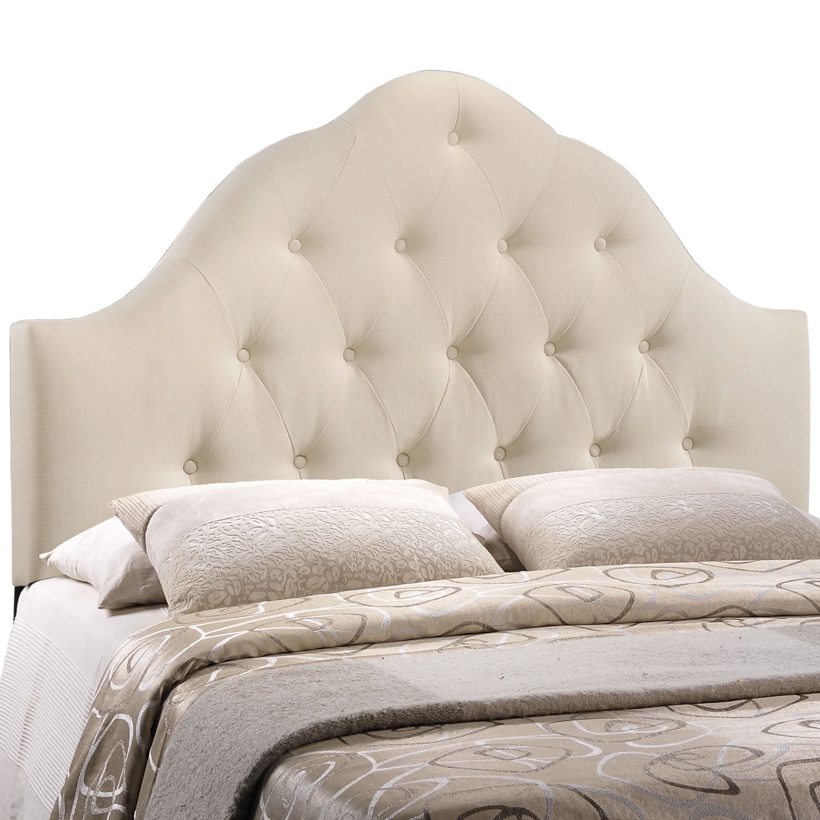 Modway Arch Headboard, Queen, Off-White - Walmart.com
