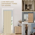DONGPAI Door Curtains for Doorways, 55"x 78" Pleated Folding Doors ...