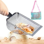 The Sand Scooper - Beach Sand Sifter with 28 Inch Handle (Pink ...