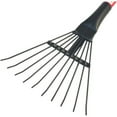 Bully Tools 8 in Shrub Rake, 10 Tines, 59-1/2 in L Fiberglass Handle ...