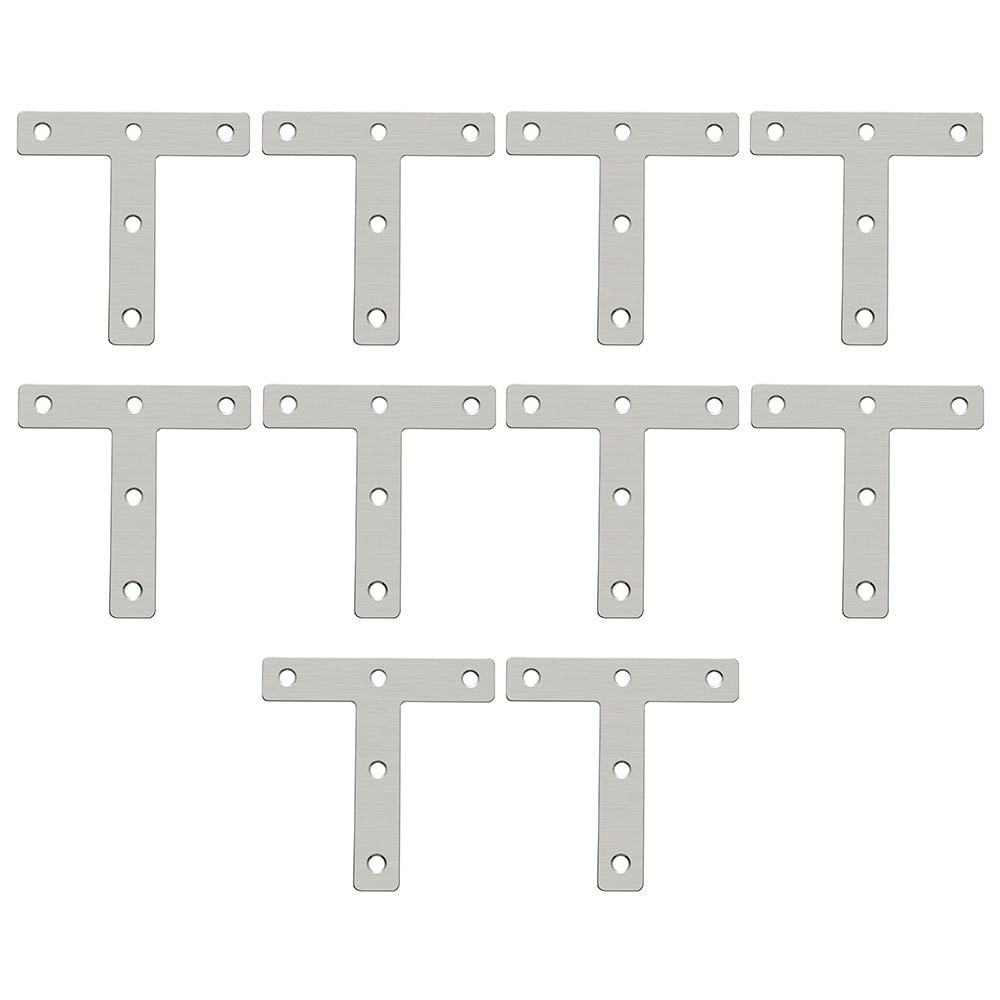 10PCS Furniture Rustproof Reinforcement Stainless steel Brackets Stand ...