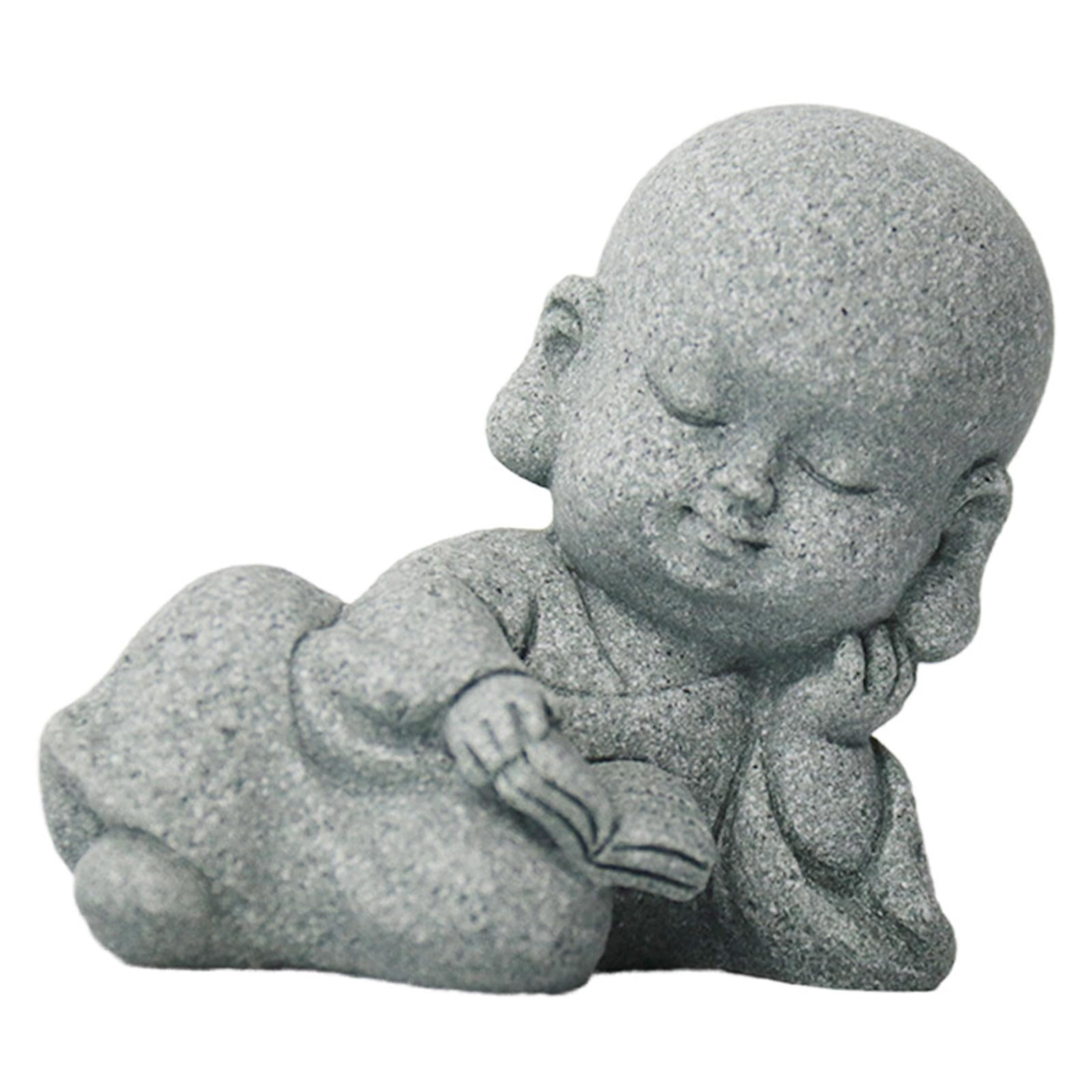 Creative Buddha Statue Sculptures Buddha Statue Reading Book - Walmart.com