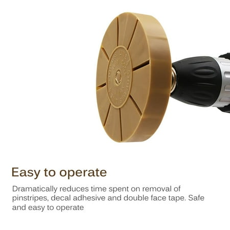 3.5inch Rubber Eraser Wheel Adhesive Remover Rubber Tapes Adhesive ...