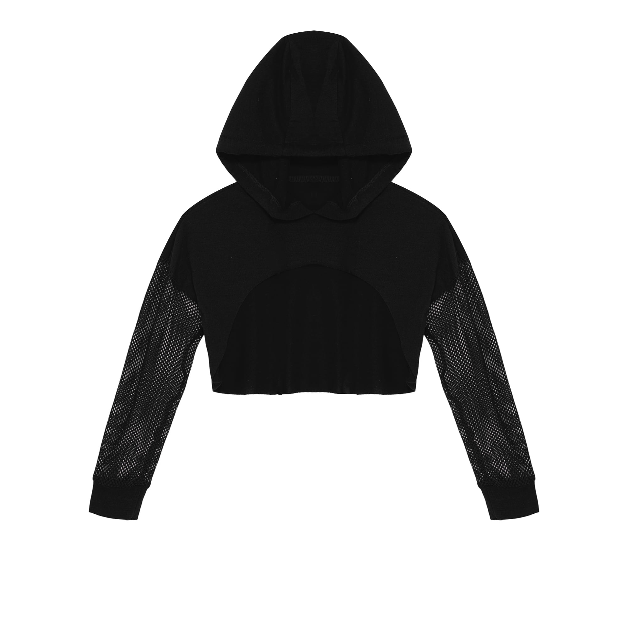 Click here for Hulija Kids Girls Mesh Hoodie Long Sleeve Dance To... prices