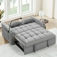 Dinosisco 3-in-1 Convertible Futon Sofa Bed, Loveseat Sleeper with ...