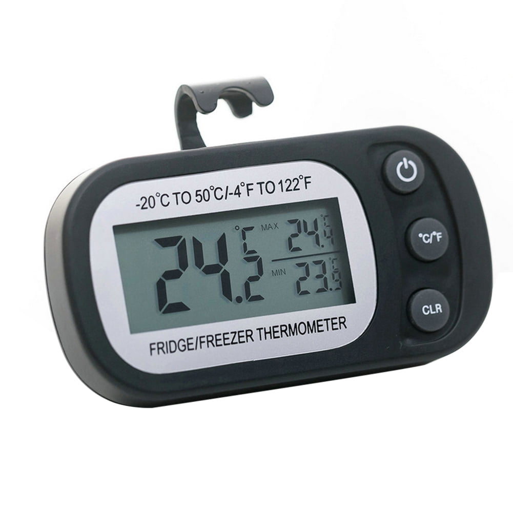 Waterproof Digital Refrigerator Thermometer, Refrigerator Hanging LCD ...