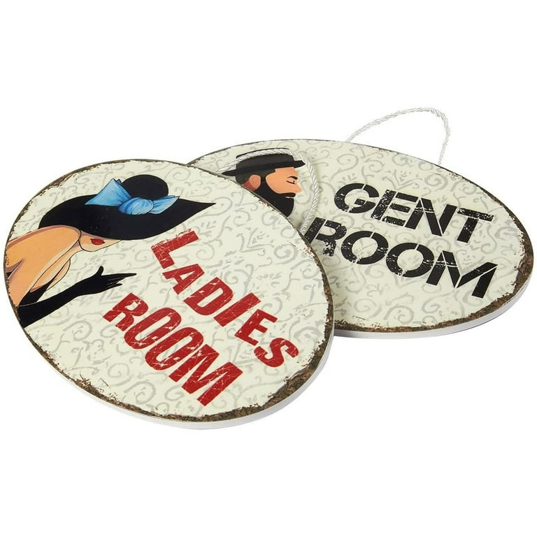 Mens Womens Room Sign