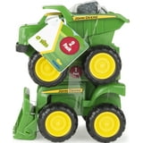 John Deere Sandbox Vehicle 2pk Loader Tractor and Dump Truck with ...