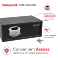 Honeywell Safes, 1.1 Cu ft, Low Profile Steel Security Safe with Hotel ...