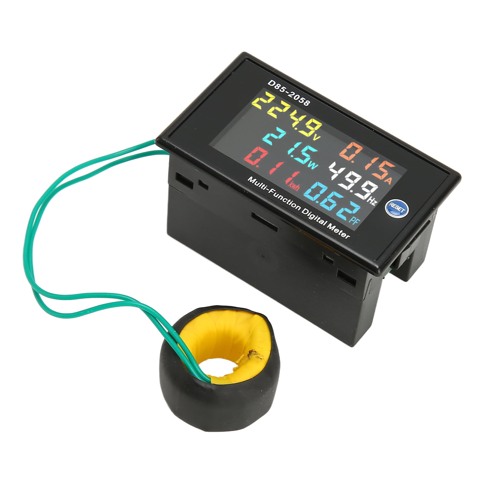 Medidor de CA, medidor de CA, monitor de potencia monofásico, medidor ...