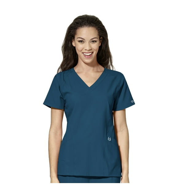 WonderWink - WonderWink W123 Women's Stylized V-Neck Scrub Top ...
