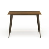 Furniture of America Rish Industrial Brown 54-inch Counter Height ...