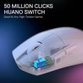 Redragon M916 PRO 3-Mode Wireless Gaming Mouse, 49G Ultra-Light 26K DPI ...