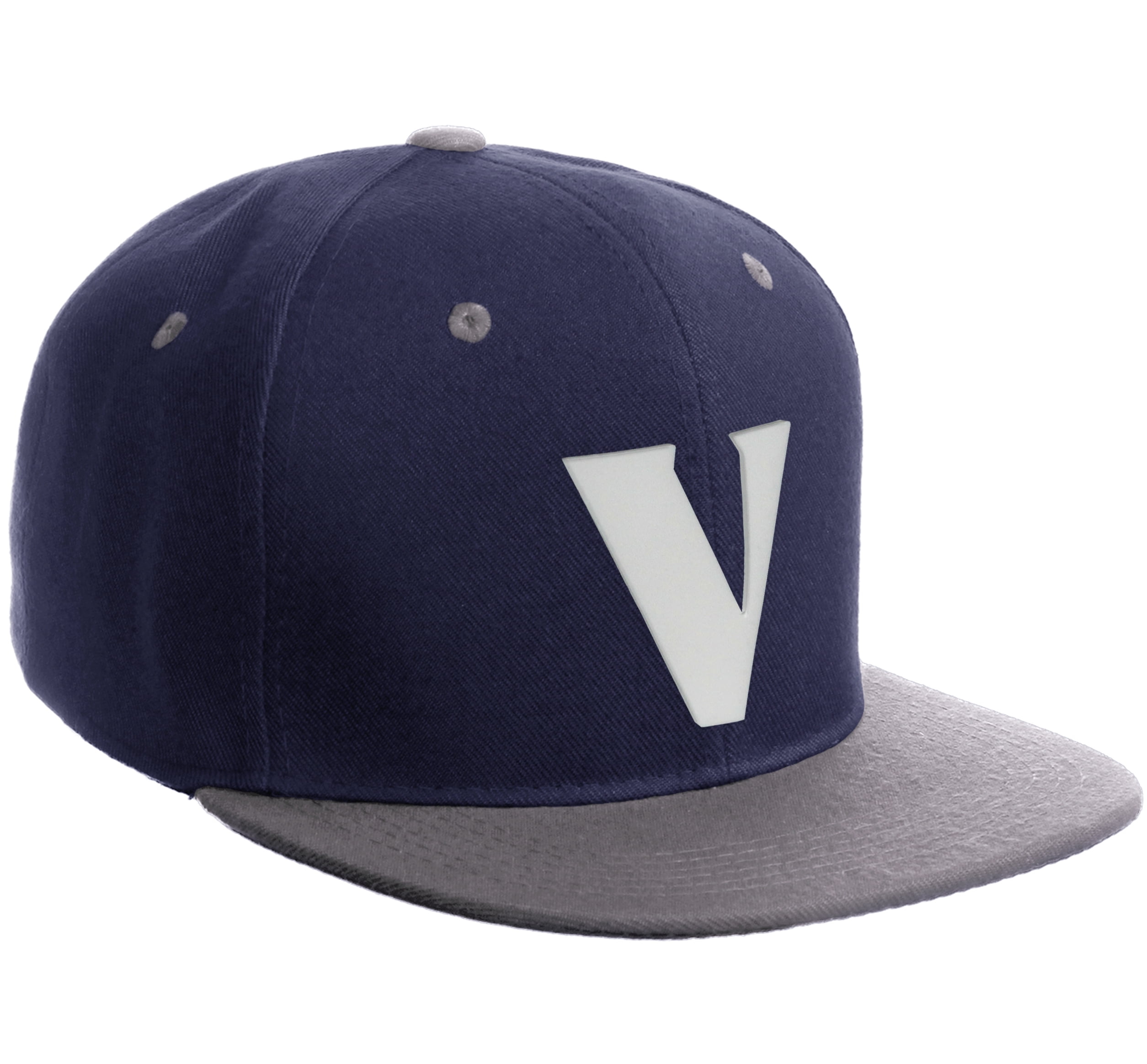 Daxton Classic Snapback Hat 3D Capital Alphabet Letters Flat Bill Visor ...