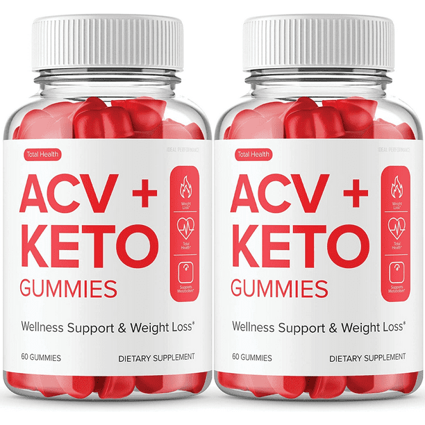 2 Pack Total Health Acv Gummies Total Health Acv Keto Gummies Total