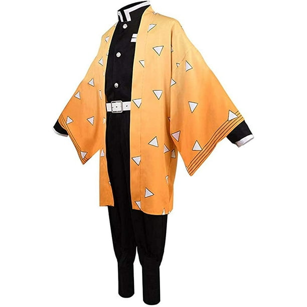 Cosplay Life Demon Slayer Zenitsu Agatsuma Kimono Cosplay Costume ...