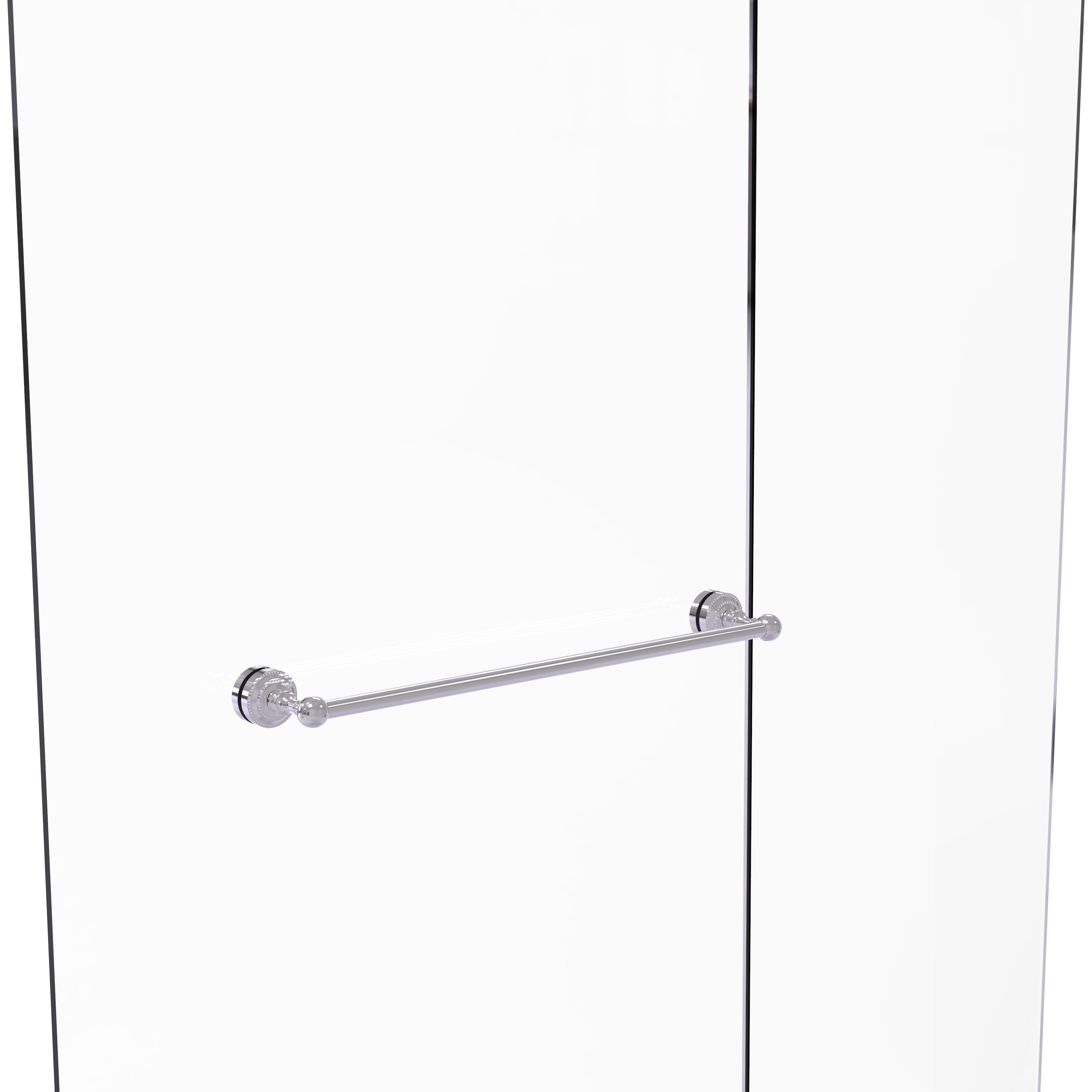 Dottingham Collection Shower Door Towel Bar - Polished Chrome / 24 Inch ...
