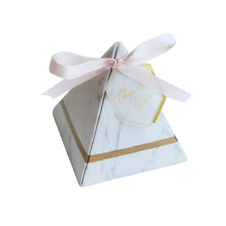 Europe Style Triangular Style Candy Box Wedding Favors Party Supplies ...