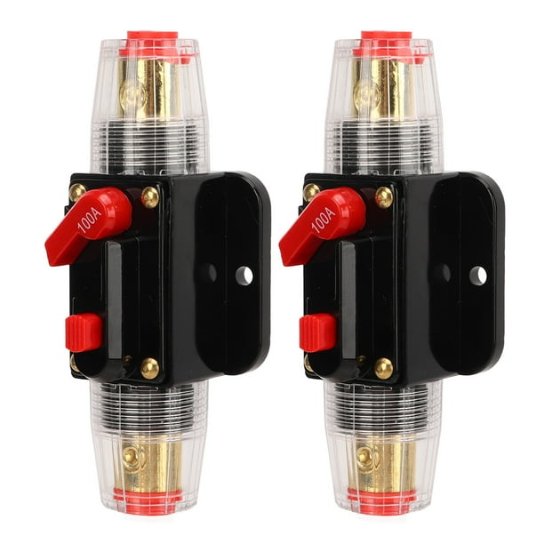 Manual Reset Circuit Breaker,12‑24V Inline Circuit Breaker Car Stereo ...